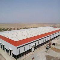 China Steel Structure Warehouse with Q355 Steel and Fiberglass Wool Insulation Options for sale