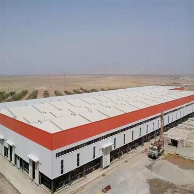 China Steel Structure Warehouse with Q355 Steel and Fiberglass Wool Insulation Options for sale