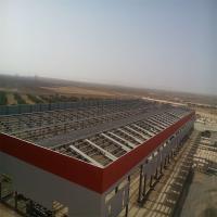 China Steel Structure Warehouse with Q355 Steel and Fiberglass Wool Insulation Options for sale