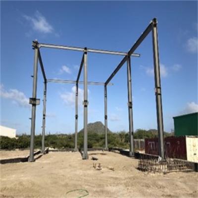 China Premium Q355 Steel Warehouse with Insulated Fiberglass Roof for sale