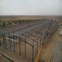 China Robust Steel Structure Warehouse Construction Featuring Q345 Steel and EPS Insulation for sale