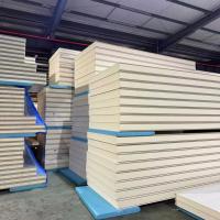 China Easy Installation Cam Lock Polyurethane PIR Sandwich Panel for Walk in Freezer for sale