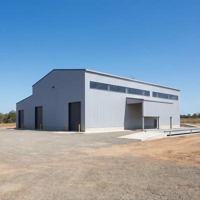 China Warehouse Installation of Q355 Steel Roof Insulation with Fiberglass Wool for sale