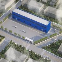 China Modern Steel Structure Hall with High-Quality Showroom Features for sale