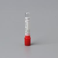 China 8ml 9ml Clot Activator Tube Red Glass PET Clot Activator Blood Collection Tube for sale
