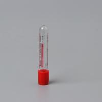 China 8ml 9ml Clot Activator Tube Red Glass PET Clot Activator Blood Collection Tube for sale