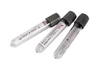 China Glass Or PET Sodium Fluoride Glucose NaF Tube 10ml Glucose Grey Top Blood Test for sale