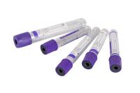 China Purple K2 EDTA K3 EDTA Tube Whole Blood Collection Glass 10 Ml EDTA Tubes for sale