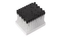 China Black Vacuum Blood Test Tube Prevents Premature Clotting with 1 4 Ratio Anticoagulant in Black for sale