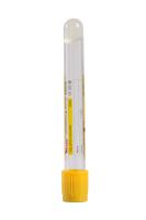 China Yellow Clot Activator Gel Separator 9ml 10ml Serum Gel Clot Activator Tube for sale