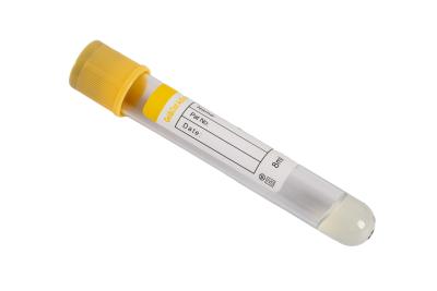 China Yellow 8ml Vacuum Blood Collection Tubes  Specimen Integrity Protection Gel Clot Activator for sale
