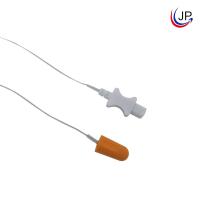 China Disposable Orange Ear Canal Type 2.252k Thermistor Temperature Sensor for sale