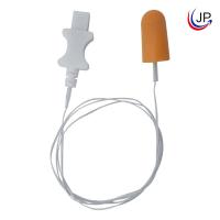 China Disposable Orange Ear Canal Type 2.252k Thermistor Temperature Sensor for sale