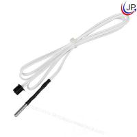China 10K 1% NTC Thermistor Temperature Sensor With Two Tinned Copper Wire Cables for sale