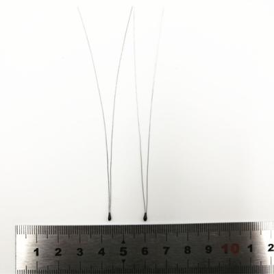 China High Accuracy Ntc Thermistor Sensor With Small Epoxy Coating Bead 4.0mm for sale