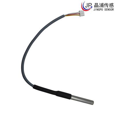 China 6*50 Stainless Steel Water Temperature Probe DS18B20 170mm  Length for sale
