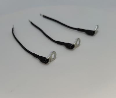 China Surface Mount PT1000 Temperature Sensor 120mm Length Black for sale