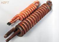 China Aluminum Copper Water Heating Coil Heat Exchanger for Automotive Engineering with 11 FPI and 180mm Root Diameter for sale