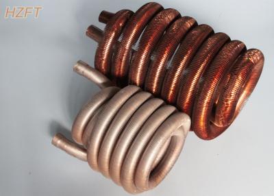 China Copper & Copper Nickel Refrigerator Condenser Coil with Tin Plating - 11+ Fins per Inch, ISO 9001 Certified for sale
