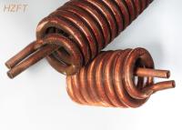 China Copper & Copper Nickel Refrigerator Condenser Coil with Tin Plating - 11+ Fins per Inch, ISO 9001 Certified for sale