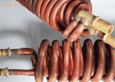 China Cupronickel Integral Copper Tube Coil for Water Heaters - 180mm Root Diameter, 100mm Wall Thickness, ISO 9001 Certified for sale