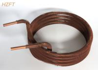 China Integral Copper Cupronickel Condenser Coils Heat Exchanger 180mm Diameter 100mm Wall Automotive Machinery for sale