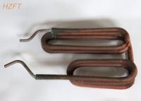 China Energy Saving Finned Copper Coil Heat Exchanger 0.75mm Wall Thickness for Process Coolers for sale
