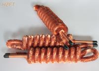 China Automotive Condenser Finned Coil Heat Exchangers - Aluminum/Copper Construction with 11 FPI and 180mm Diameter for sale