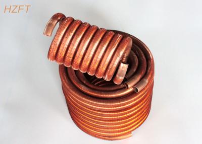 China Compact Oil Coolers & Water Heating Coils - Finned Tube Design with 11 FPI and 18mm Root Diameter for sale