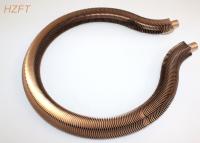 China Extruded Copper/Cupronickel Fin Coil Heat Exchanger - 11 FPI, 18mm Root Diameter for Water Heaters for sale