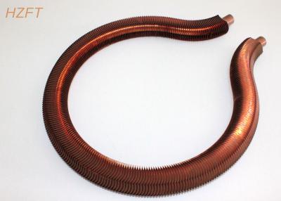 China Extruded Copper/Cupronickel Fin Coil Heat Exchanger - 11 FPI, 18mm Root Diameter for Water Heaters for sale