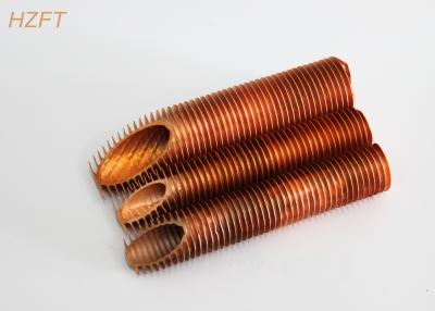 China Integral Copper Spiral Finned Tube 5-26 FPI 0.7-2mm Wall for Heat Exchanger Bending and Coiling for sale