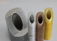 China Integrated Aluminum Spiral Finned Tube 0.8-0.9mm Thickness for Automotive Heat Exchangers | 5-26 FPI for sale
