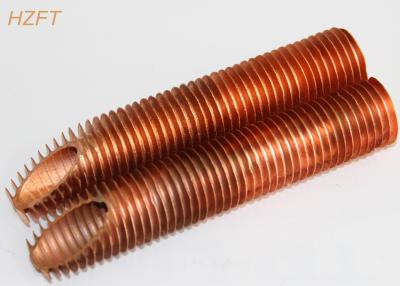 China Nuclear Power Plant Heat Exchanger Fin Tube - Copper/Cupro Nickel - 5-26 FPI, 0.7-2mm Wall Thickness for sale