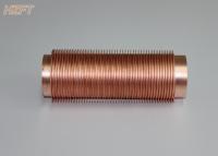 China Vibration Resistant Copper Finned Tube for Industrial Boilers 0.3-0.5mm Fin Thickness 5-26 FPI for sale
