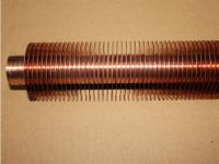 China Extruded Copper Spiral Finned Tube 0-12mm Fin Height 5-26 FPI for Industrial Heat Exchangers for sale