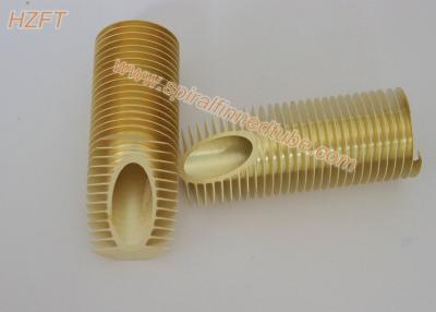 China Roll Formed Copper Spiral Finned Tube for Liquid Cooling & Heating | 5-26 FPI, 0.7-2mm Wall Thickness for sale
