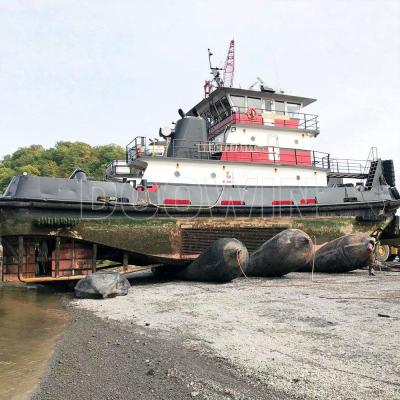 China Rubber Ship Launching Airbags Inflatable For Dock Land Launch Boat Vessel for sale