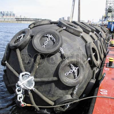 China Yokohama Pneumatic Rubber Fenders Lightweight Net Type / Sling Type for sale