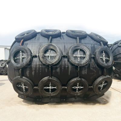China Anti Explosion Cylindrical Marine Fenders 50KPA 80KPA Yokohama Fender for sale