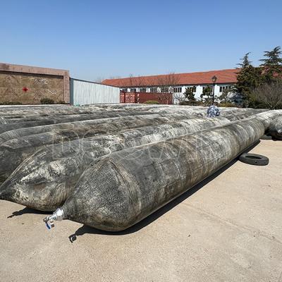 China ISO 14409 Certificated Heavy Duty Marine Rubber Ship Launching Airbags for sale