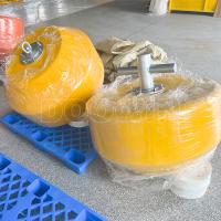 China Cylindrical Yellow Orange Mooring Buoy , Foam Filled Mooring Buoys SGS Certified for sale