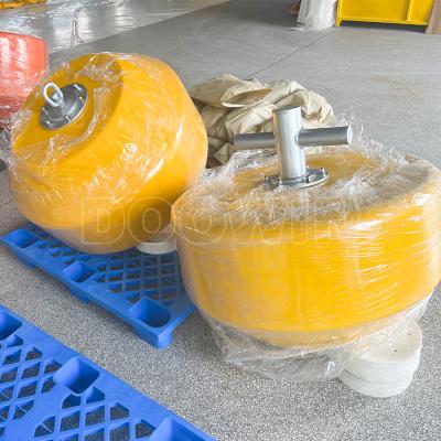 China Cylindrical Yellow Orange Mooring Buoy , Foam Filled Mooring Buoys SGS Certified for sale