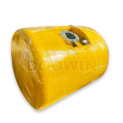 China Barrel Commercial Mooring Buoys Chain Through Type Marine Barrier Floats for sale