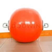 China Weather Resistant Spherical Mooring Buoy 0.3m-1.9m Diameter With Polyethylene / EVA Foam Core for sale