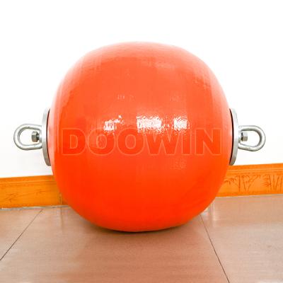 China Weather Resistant Spherical Mooring Buoy 0.3m-1.9m Diameter With Polyethylene / EVA Foam Core for sale