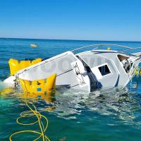 China CCS Certificated Shallow Water Marine Salvage Enclosed Pillow Shape Underwater Air Lifting Bags for sale