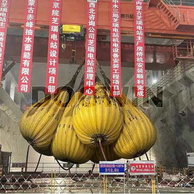 China Low Headroom Water Filled Weight Bags 1ton - 50ton Crane Load Test Water Bags for sale