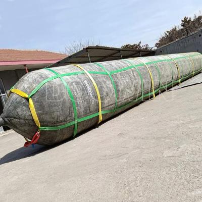 China ISO14409 Marine Salvage Rubber Airbags , Cylindrical Inflatable Underwater Lift Bags for sale