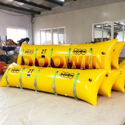 China Yellow Red Elongated Float Bags High Strength For Underwater Air Lift for sale